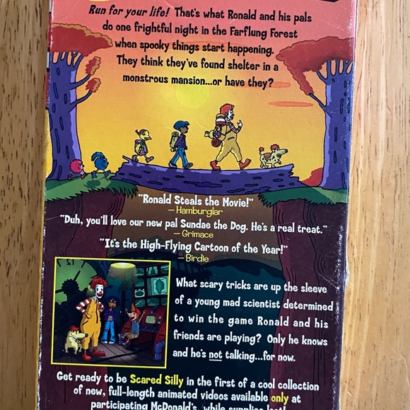 Media | The Wacky Adventures Of Ronald Mcdonald Scared Silly Vhs 1998 ...
